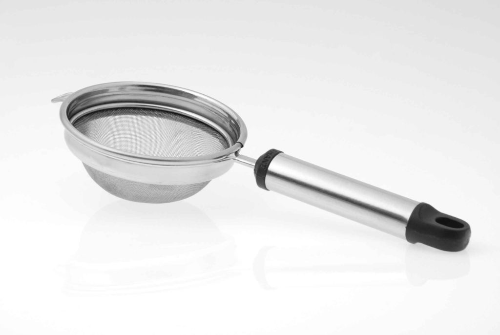 SS Pipe Handle Tea Strainer - Elephant